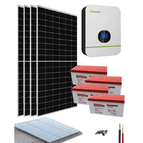 Kit Solar 3000W 48VDC 6400Whdía con Batería de Gel | AutoSolar