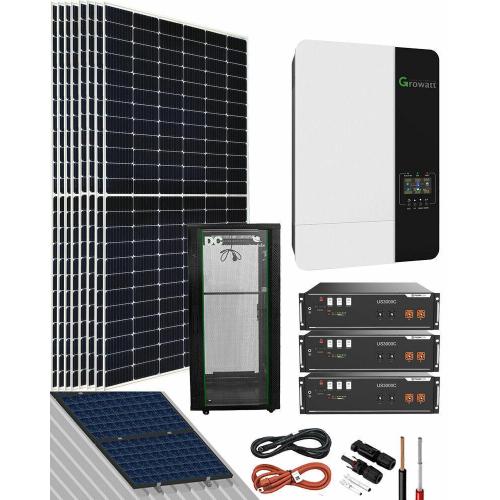 Kit Solar 3000W 48V 17080Wh/día Batería Litio+rack | AutoSolar Colombia