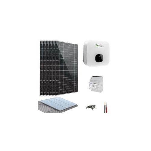 Kit solar On Grid 4200W 13176Wh/dia Growatt MIN